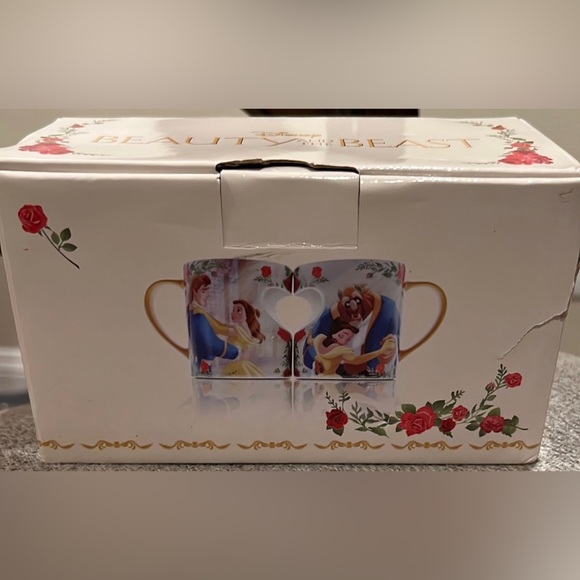 Disney | Dining | New Disney Drop Box Beauty The Beast Coffee Mug Set ...